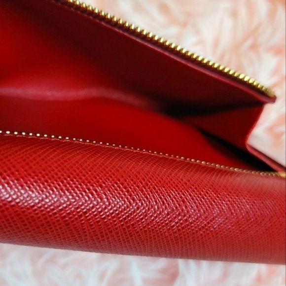 Prada | Bags | Prada Silver Logo Plaque Fold | Poshmark